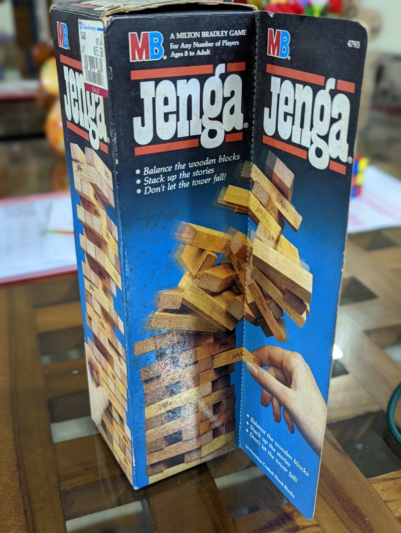 Jenga original, Hobbies & Toys, Toys & Games on Carousell