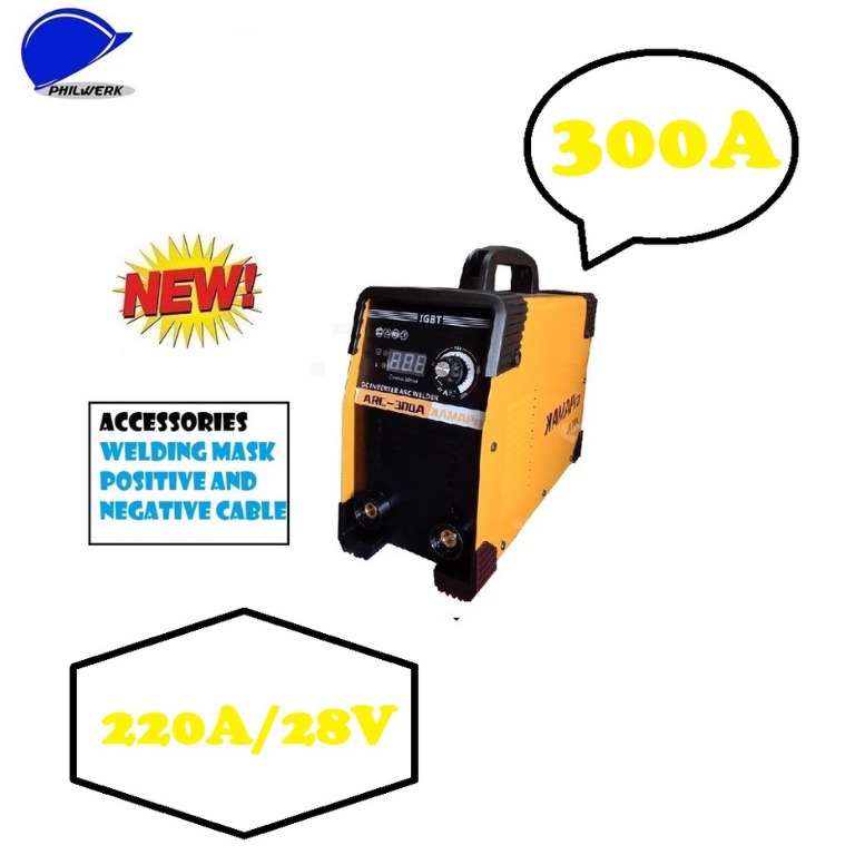 KAMAPro Inverter Welding Machine ARC 300A, Commercial & Industrial ...