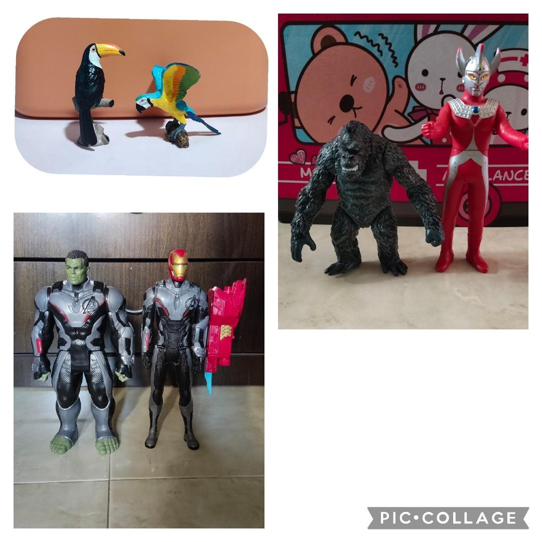 King Kong ,Bandai Ultraman, Hasbro Titan Hero Series hulk, Hasbro Titan ...