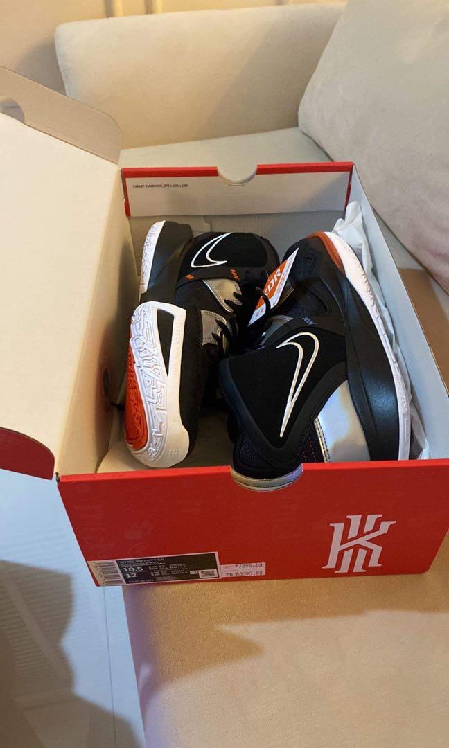 Kyrie 8 INFINITY Blue camo/fire and ice, Men's Fashion, Footwear ...
