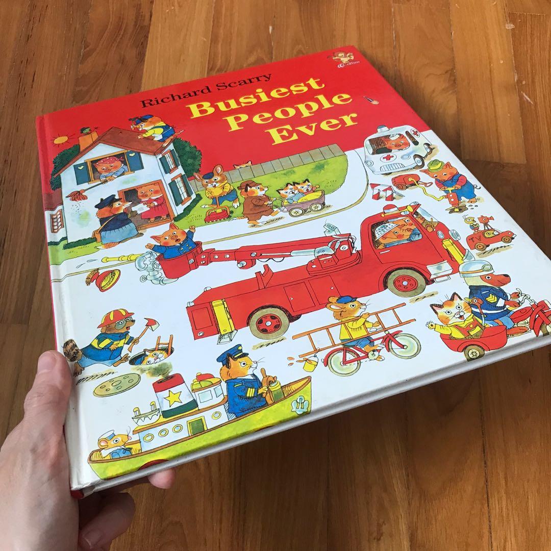Large-sized hardcover Richard Scarry busytown books picture books ...