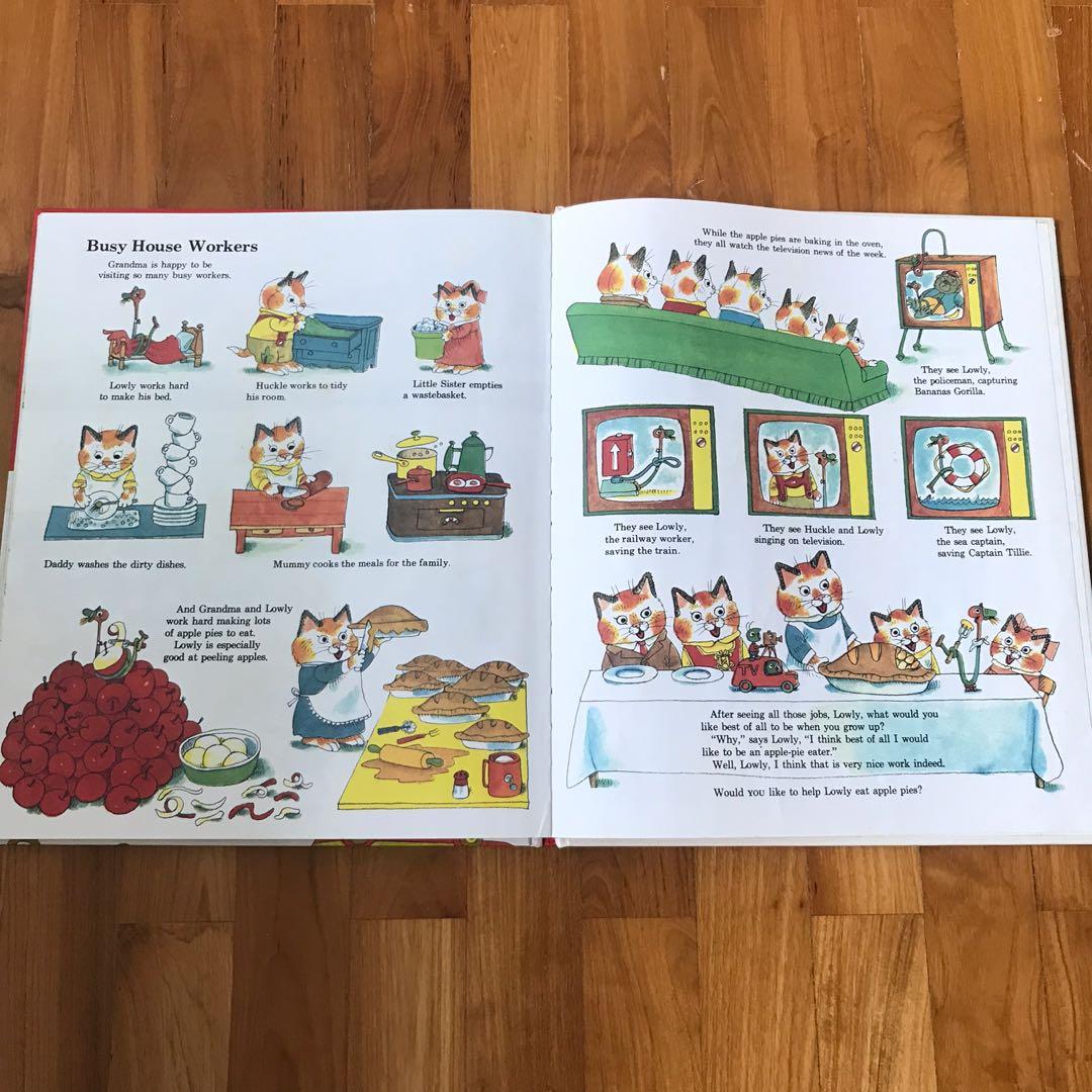 Large-sized hardcover Richard Scarry busytown books picture books ...