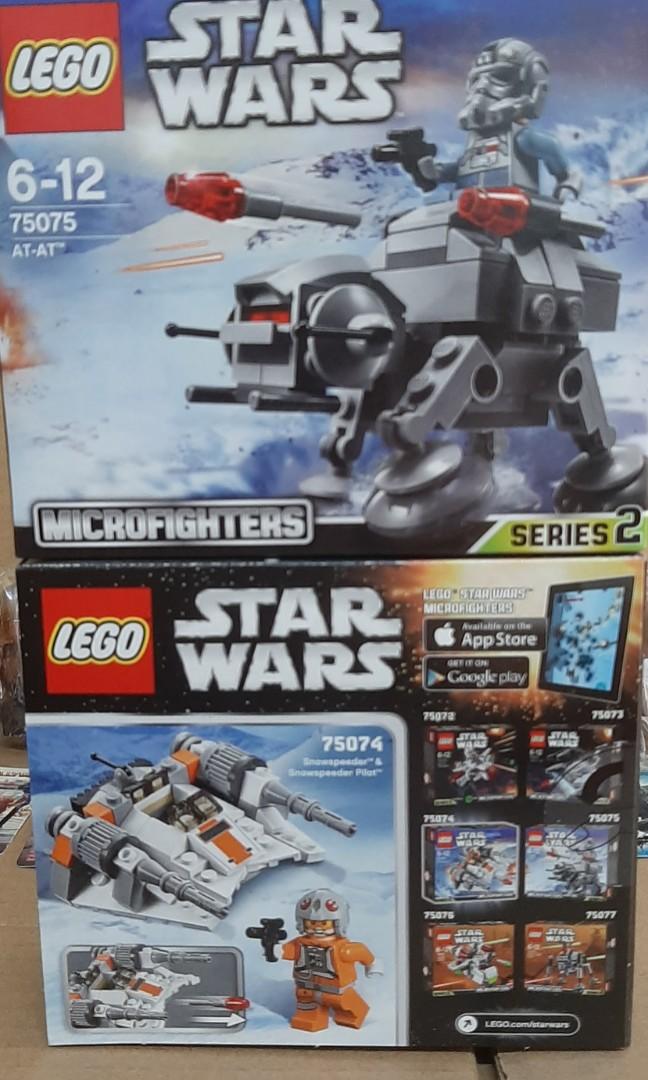 LEGO 75074 Star Wars Snowspeeder LEGO 75075 AT-AT, Hobbies & Toys, Toys ...