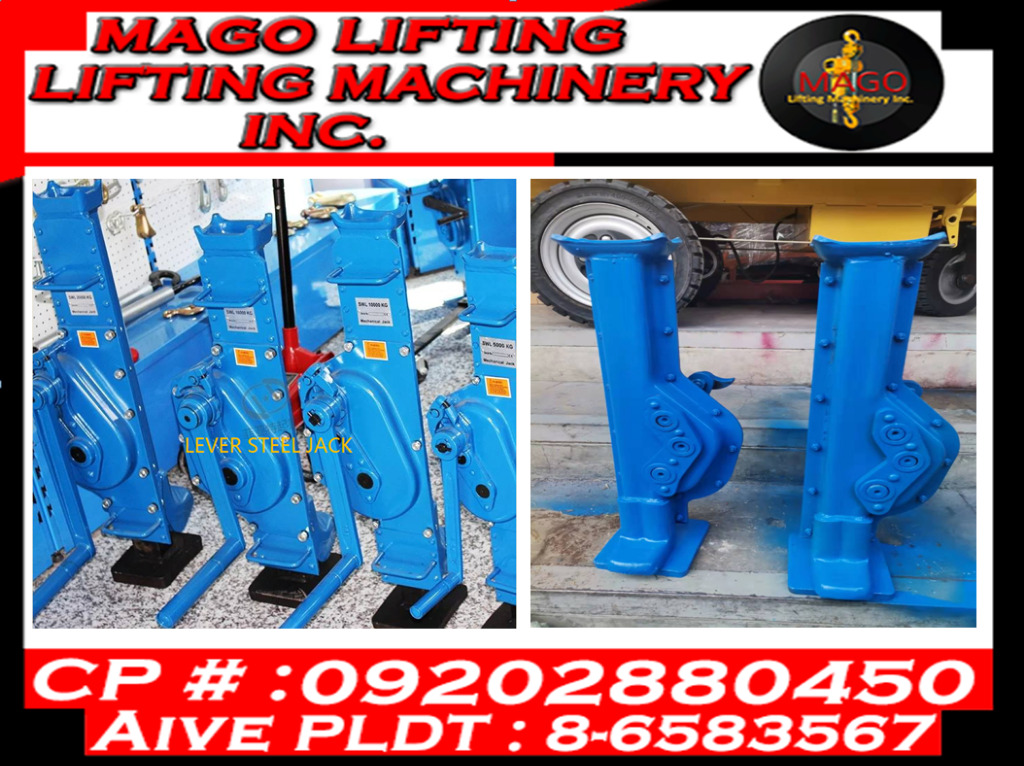 Lever steel jack, Commercial & Industrial, Construction Tools ...
