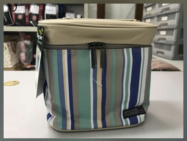 Lock & Lock Lunch Bag Set 1.3L, Women's Fashion, Bags & Wallets, Beach ...