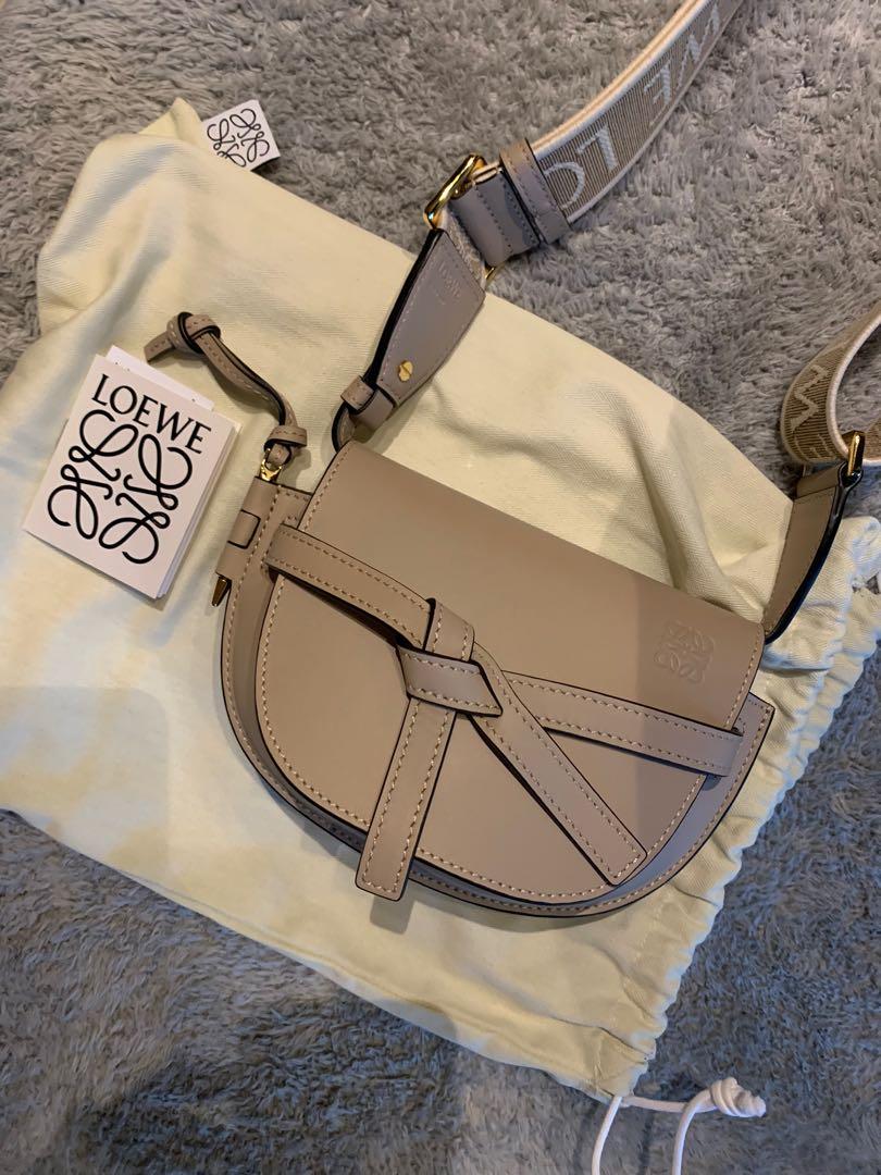 Loewe Mini Gate - Sand, Women's Fashion, Bags & Wallets, Shoulder Bags ...