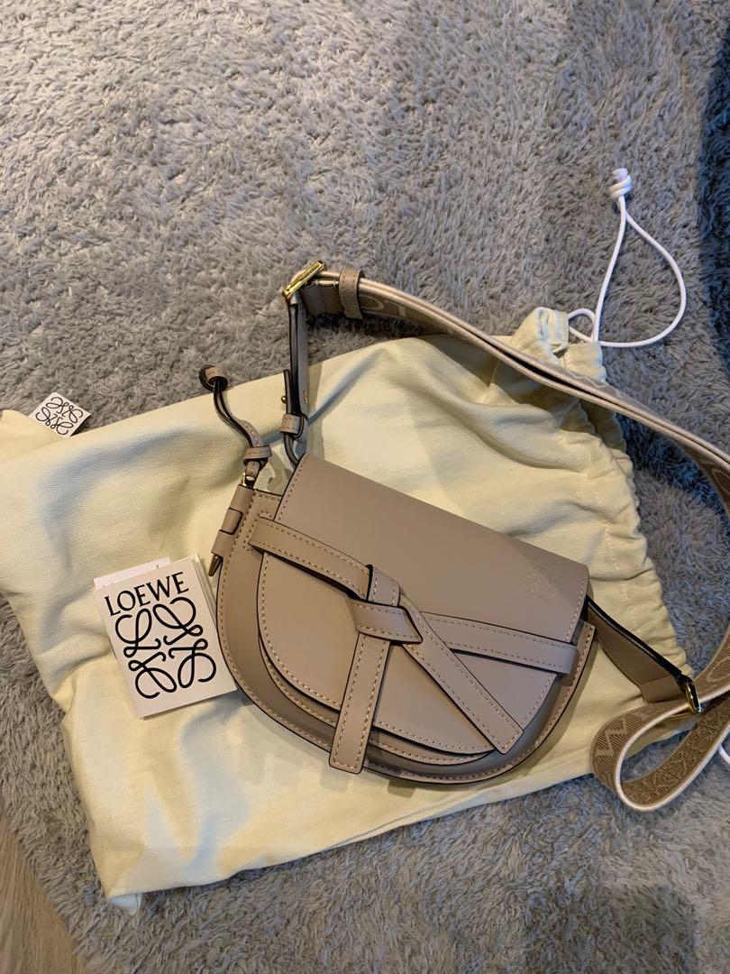 Loewe Mini Gate - Sand, Women's Fashion, Bags & Wallets, Shoulder Bags ...