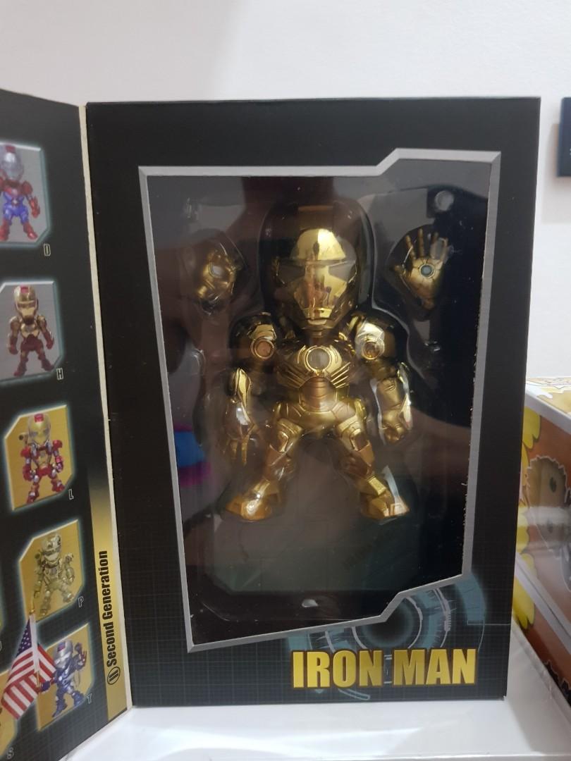 Marvel_Gold IRON MAN, Hobbies & Toys, Toys & Games on Carousell