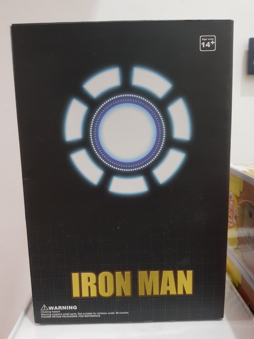 Marvel_Gold IRON MAN, Hobbies & Toys, Toys & Games on Carousell