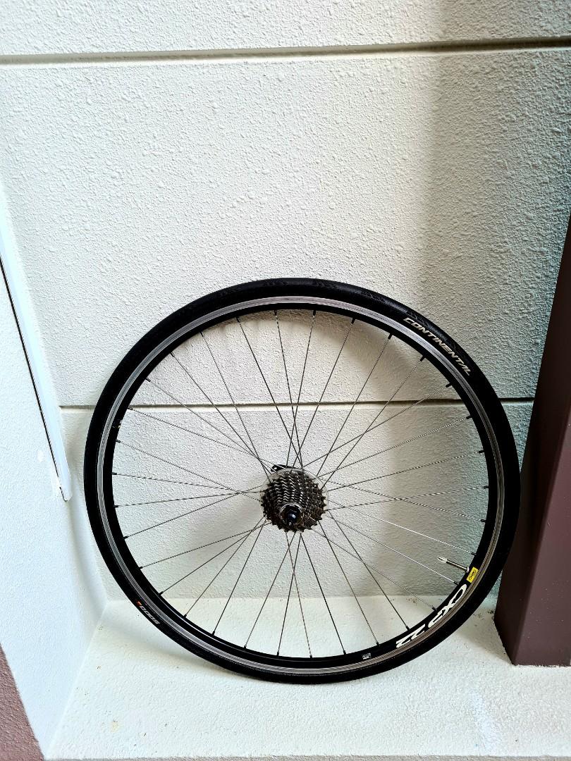 Mavic CXP22 aluminium wheelset & Continental GP5000 tyres, Sports ...