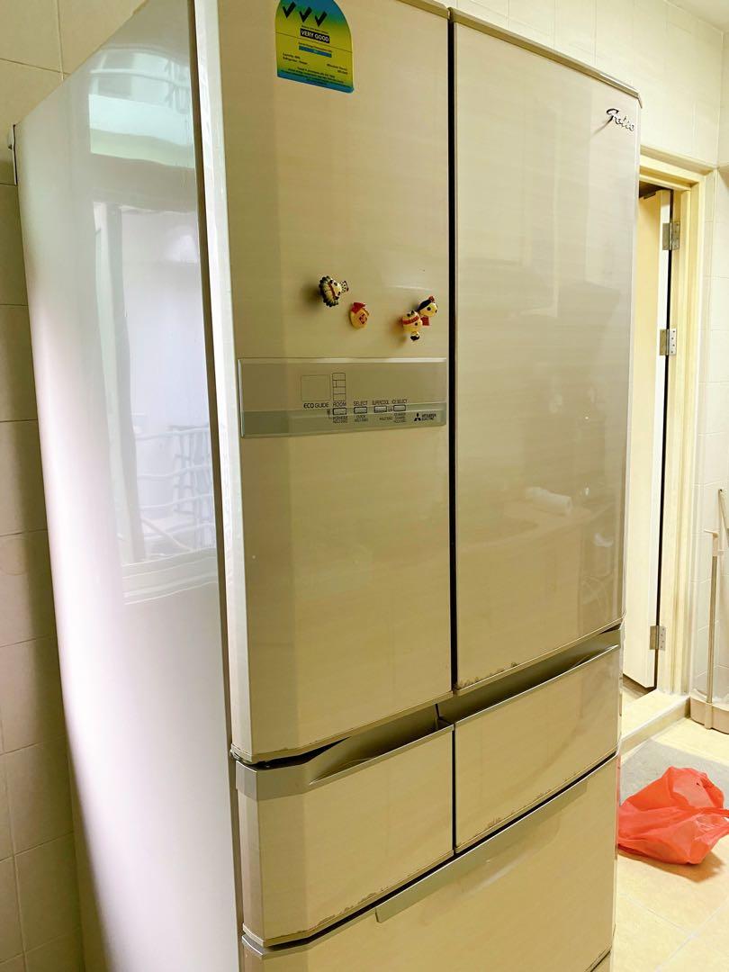 Mitsubishi fridge Mr-60R, TV & Home Appliances, Kitchen Appliances ...