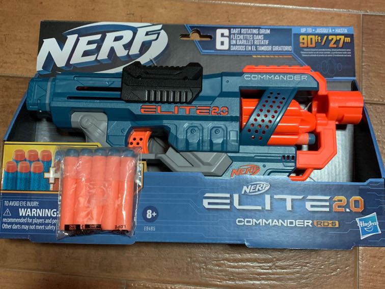 Nerf elite 2.0 Commander RD-6, Hobbies & Toys, Toys & Games on Carousell
