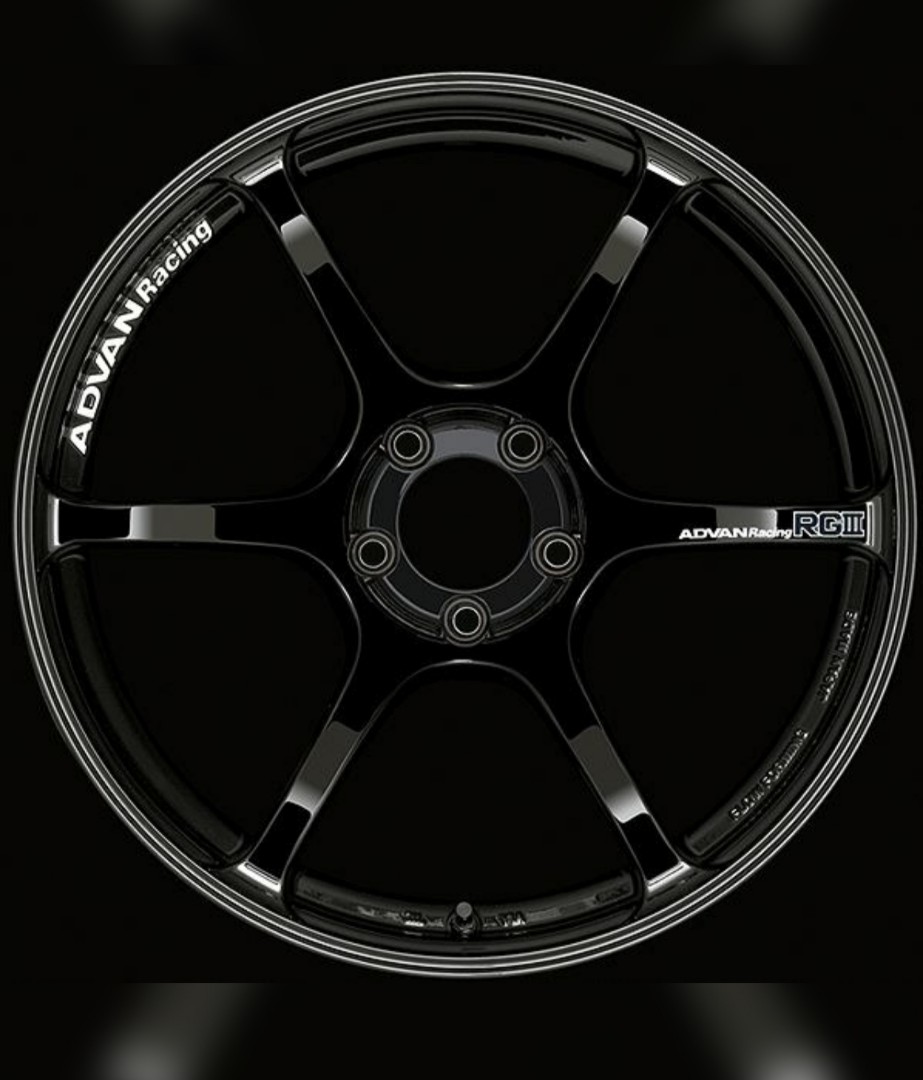 Original Advan RG3, Car Accessories, Tyres & Rims on Carousell
