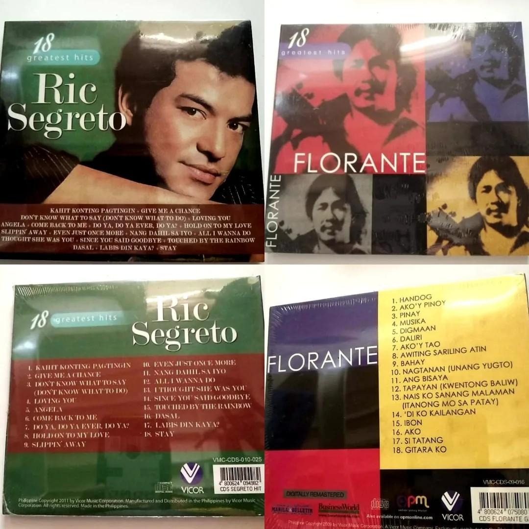 ORIGINAL PILIPINO MUSIC (OPM) CD'S, Hobbies & Toys, Music & Media, CDs ...