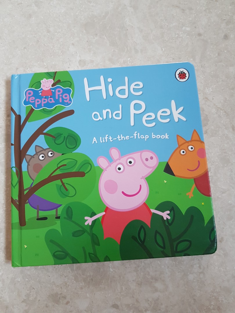 Peppa pig hide and peek hardback, Hobbies & Toys, Books & Magazines ...
