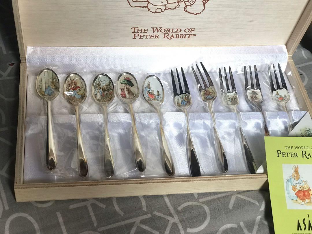 Peter Rabbit Cutlery Set, Furniture & Home Living, Home Decor, Other ...