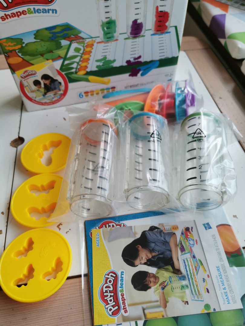 Play-Doh Shape and Learn Make and Measure playdoh tweezer pen fine ...