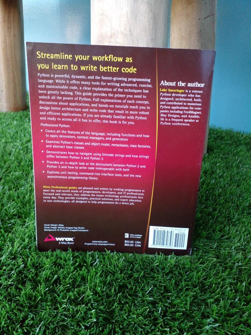 PROFESSIONAL Python, Hobbies & Toys, Books & Magazines, Textbooks on Carousell