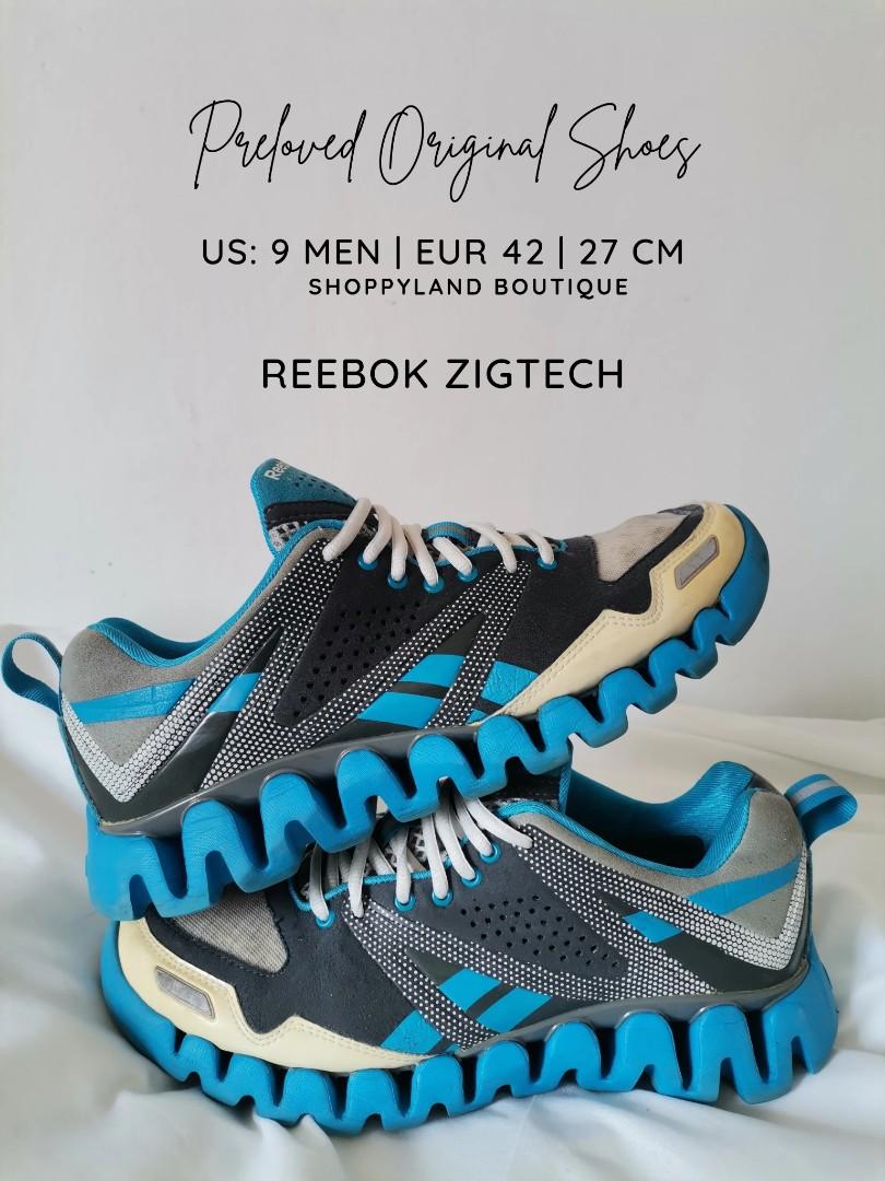 Reebok Zigtech Blue, Men's Fashion, Footwear, Sneakers on Carousell