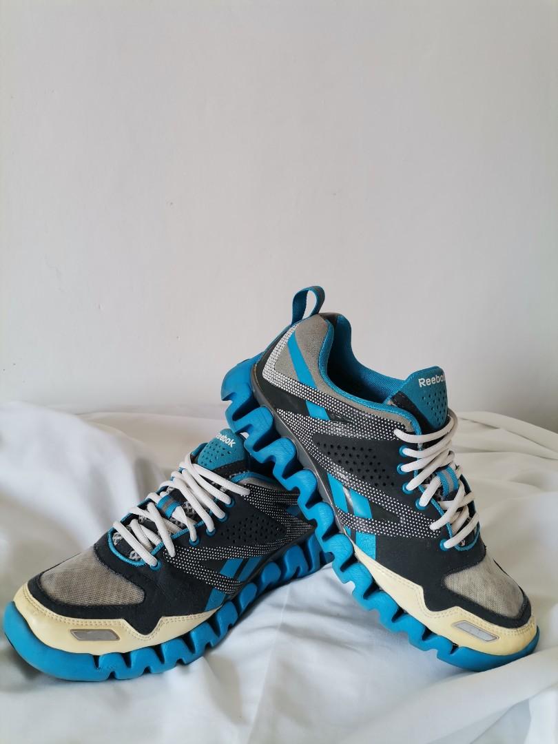 Reebok Zigtech Blue, Men's Fashion, Footwear, Sneakers on Carousell