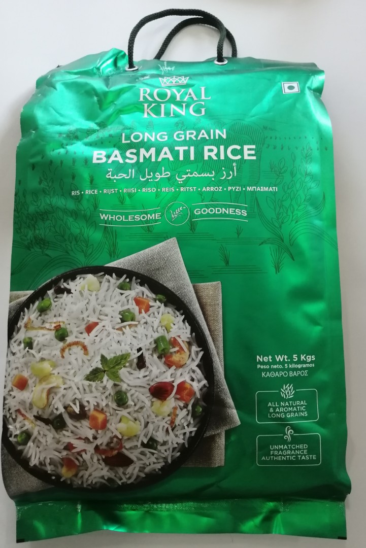 Royal King super Basmati Rice 5kg*4, Food & Drinks, Rice & Noodles on ...