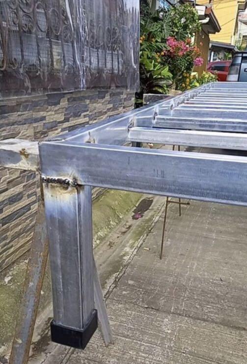 Rubber Footing for 1x1, 1x2, 1.5x1.5 2x2 Tubular 1x1 1.5x1.5 2x2 ...