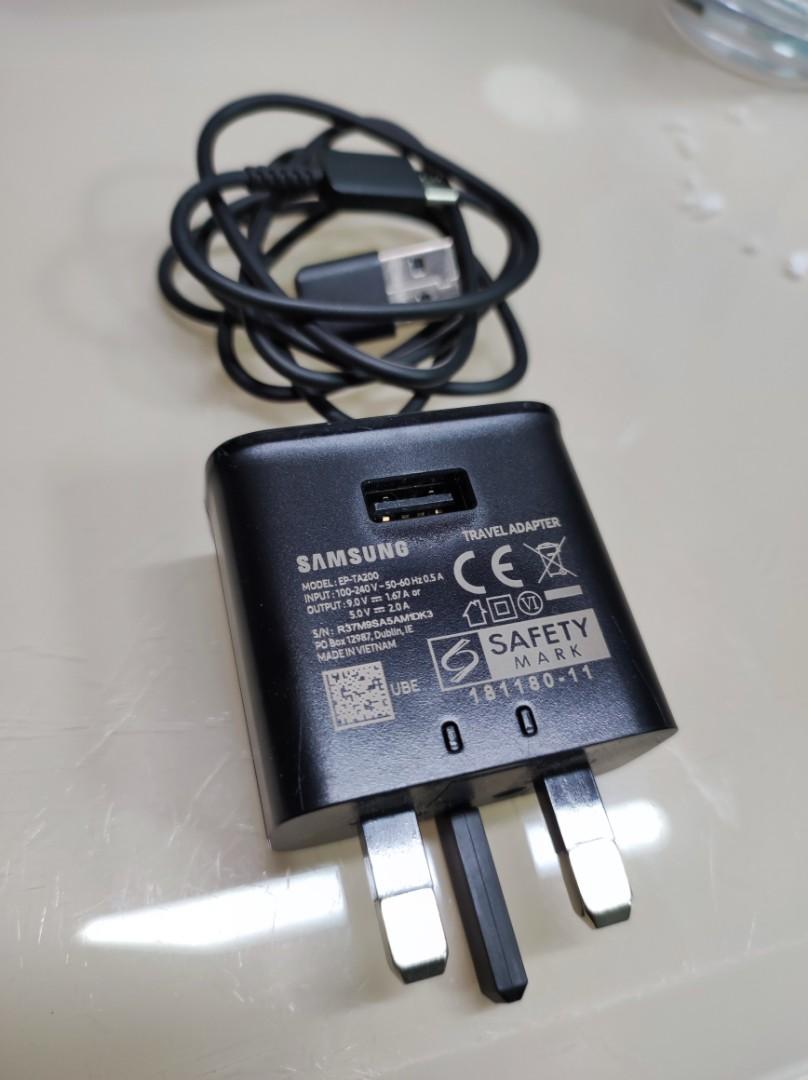 Samsung EP-TA200 15W Travel Adapter (Adaptive Fast Charging with USB ...