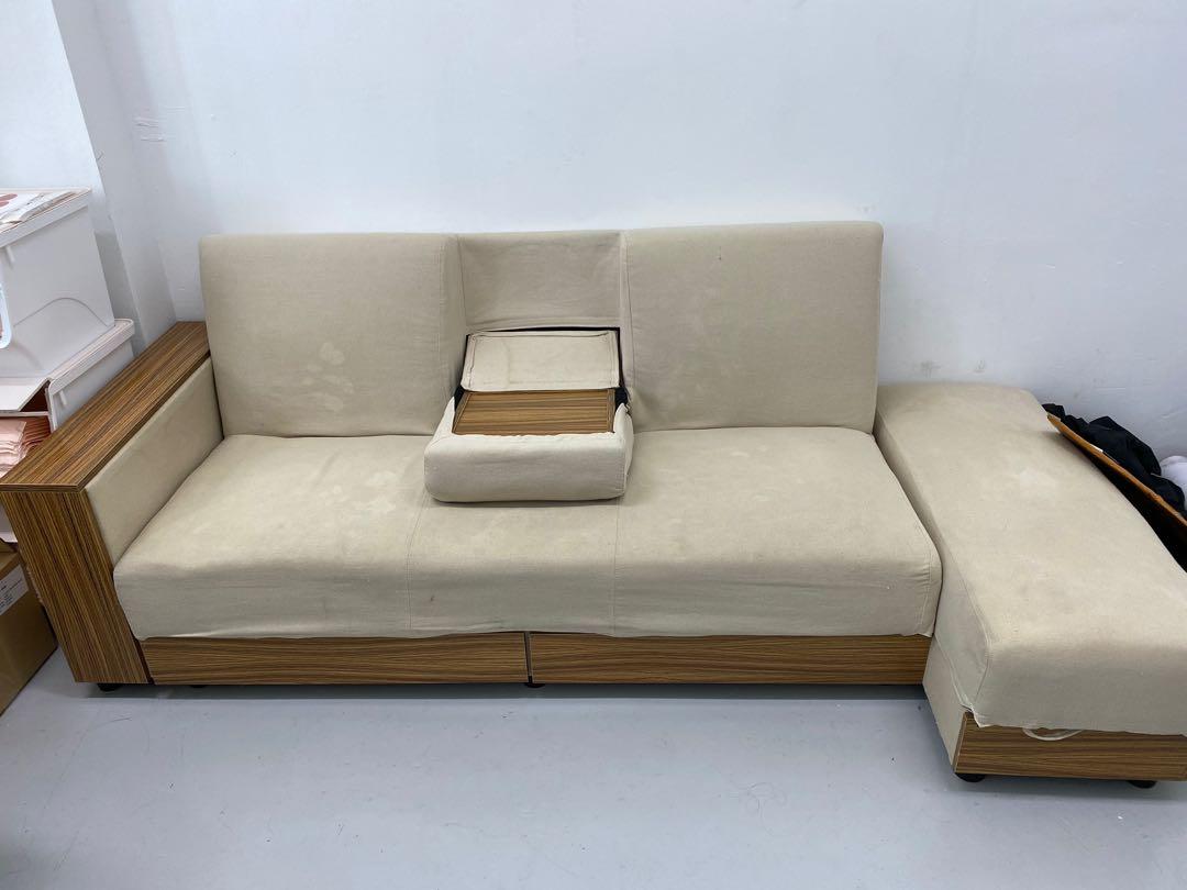 Sarai Storage Sofa Bed, Furniture & Home Living, Furniture, Sofas on Carousell