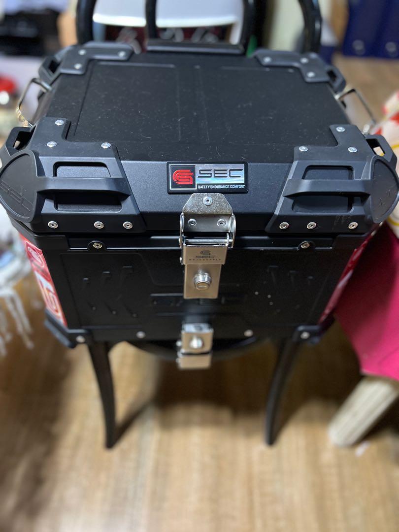 Sec Mustang 45L Alloy Top Box, Motorbikes, Motorbike Parts ...