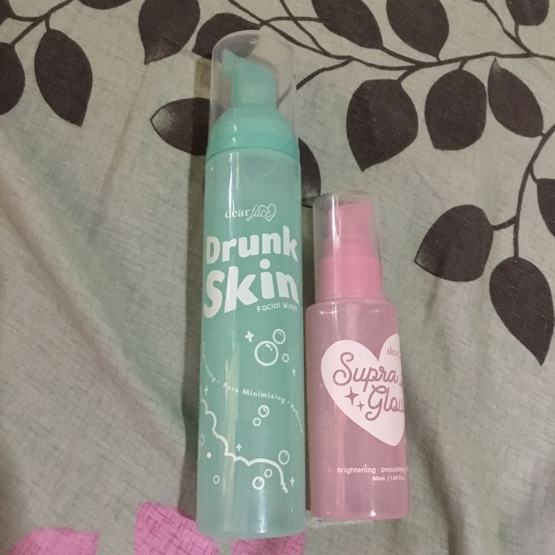 [SET] Drunk Face & Supra Glow Serum Skinpotions, Beauty & Personal Care ...