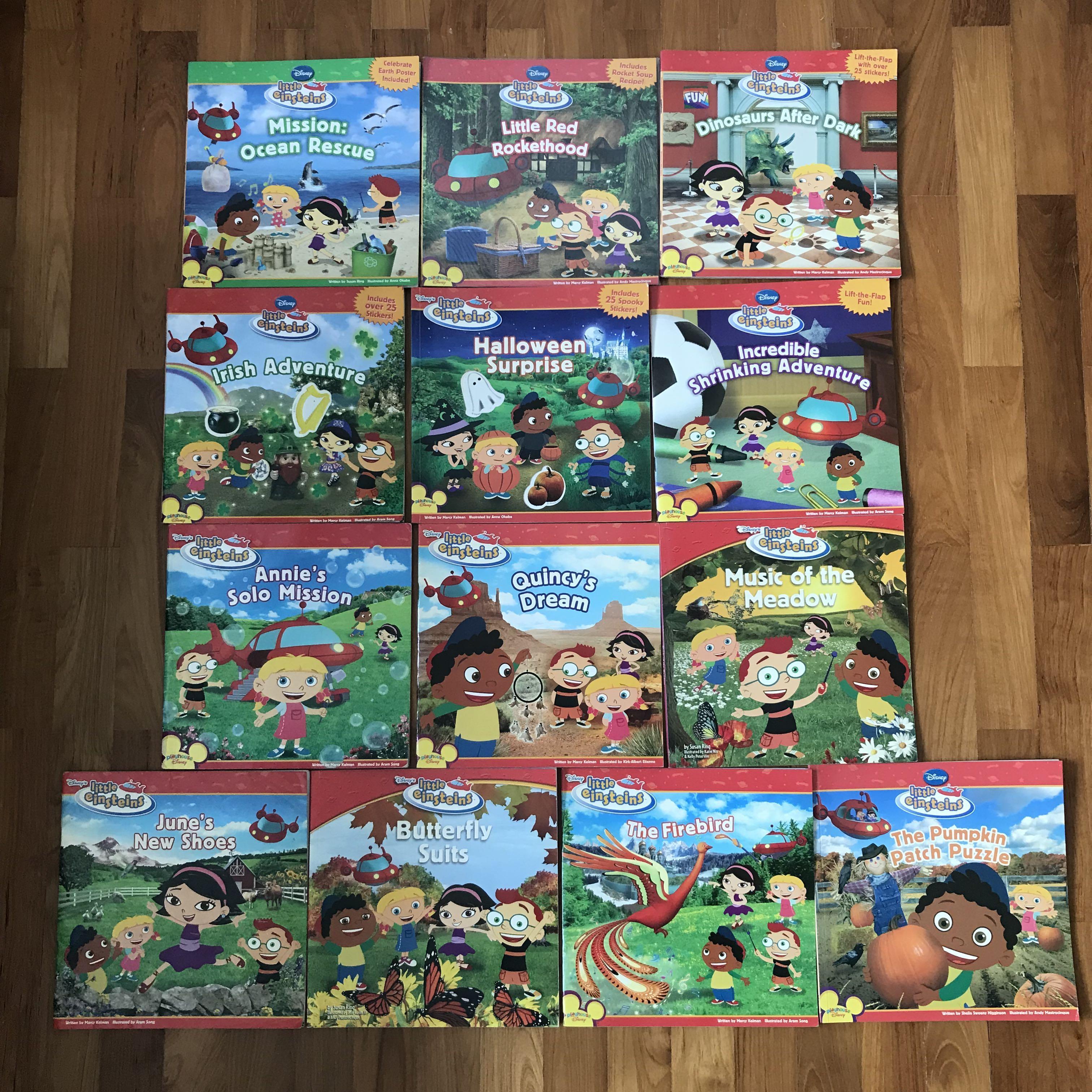 Set of 13 Disney Little Einstein readers English story books for ...