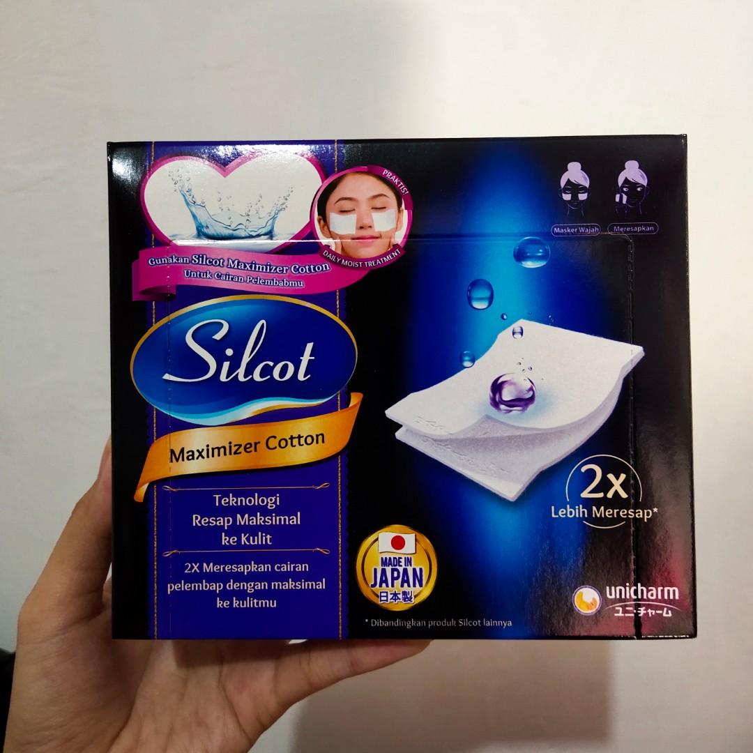 Silcot Maximizer Cotton 40pcs - Kapas Kecantikan Unicharm, Kesehatan ...