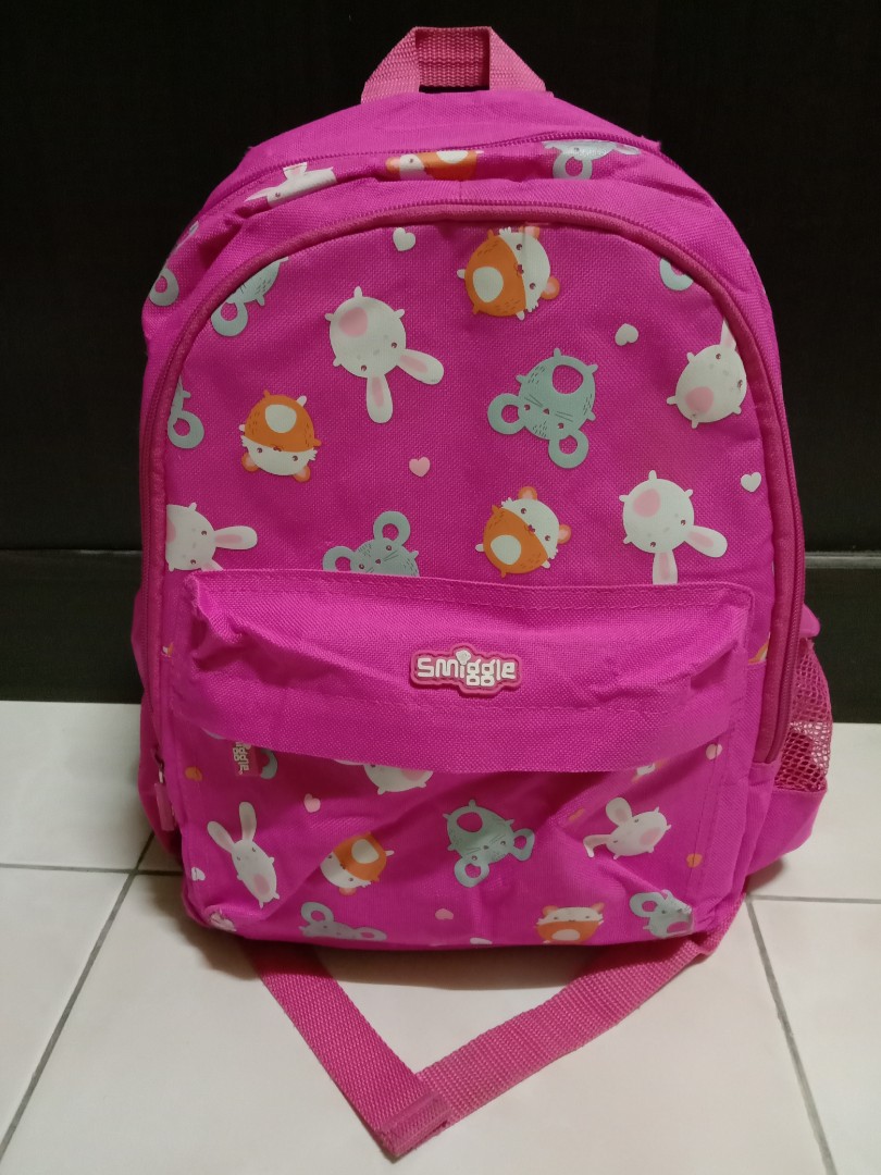 Smiggle Backpack Pink, Babies & Kids, Going Out, Strollers on Carousell