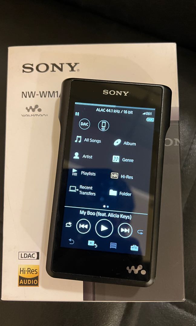 Sony Walkman WM1A audiophile media player, Audio, Portable Music ...