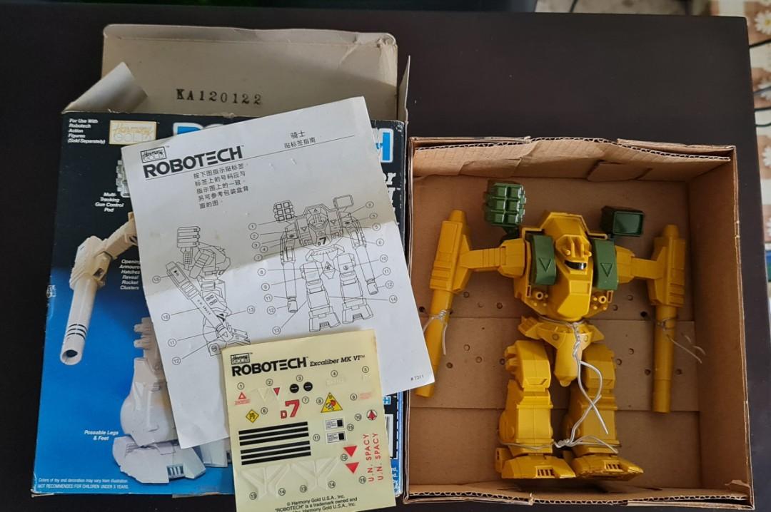 Super rare Harmony Gold Robotech Excaliber MKVI macross, Hobbies & Toys ...