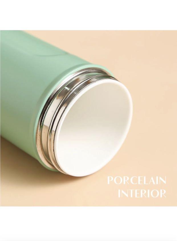 SWANZ LUNA THERMAL PORCELAIN FLASK Full Set (LATEST 2022 Model) BNIB ...