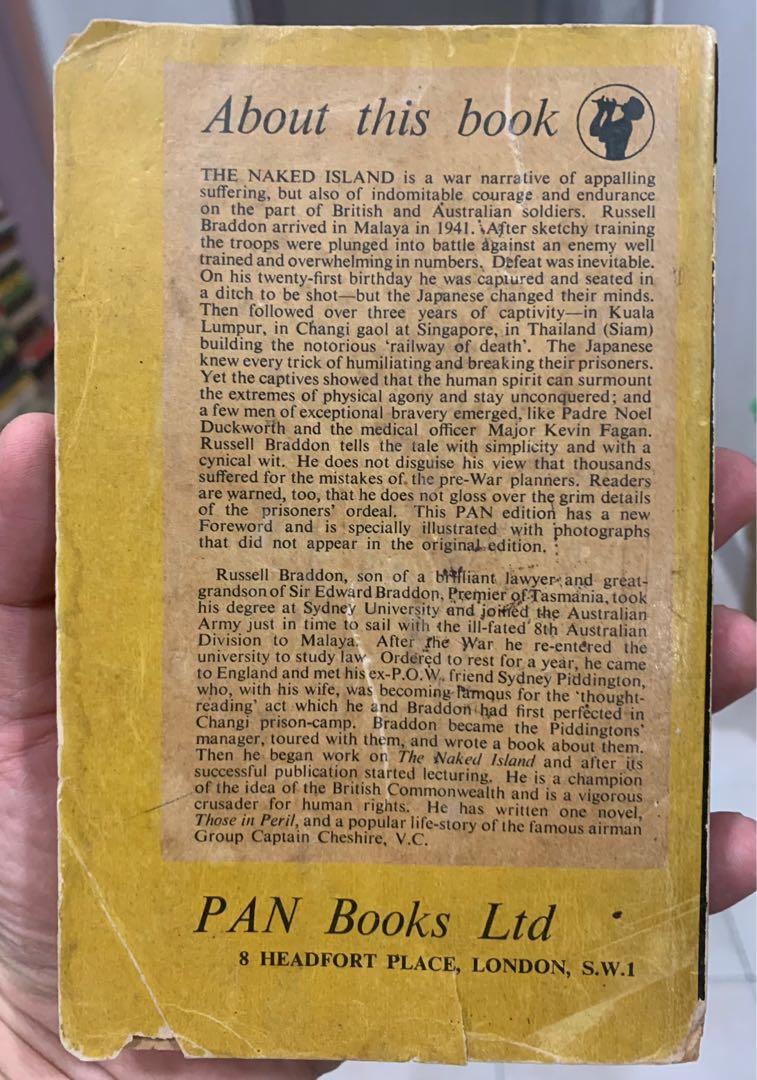 The Naked Island by Russell Braddon RM50, post add RM5., Hobbies & Toys ...