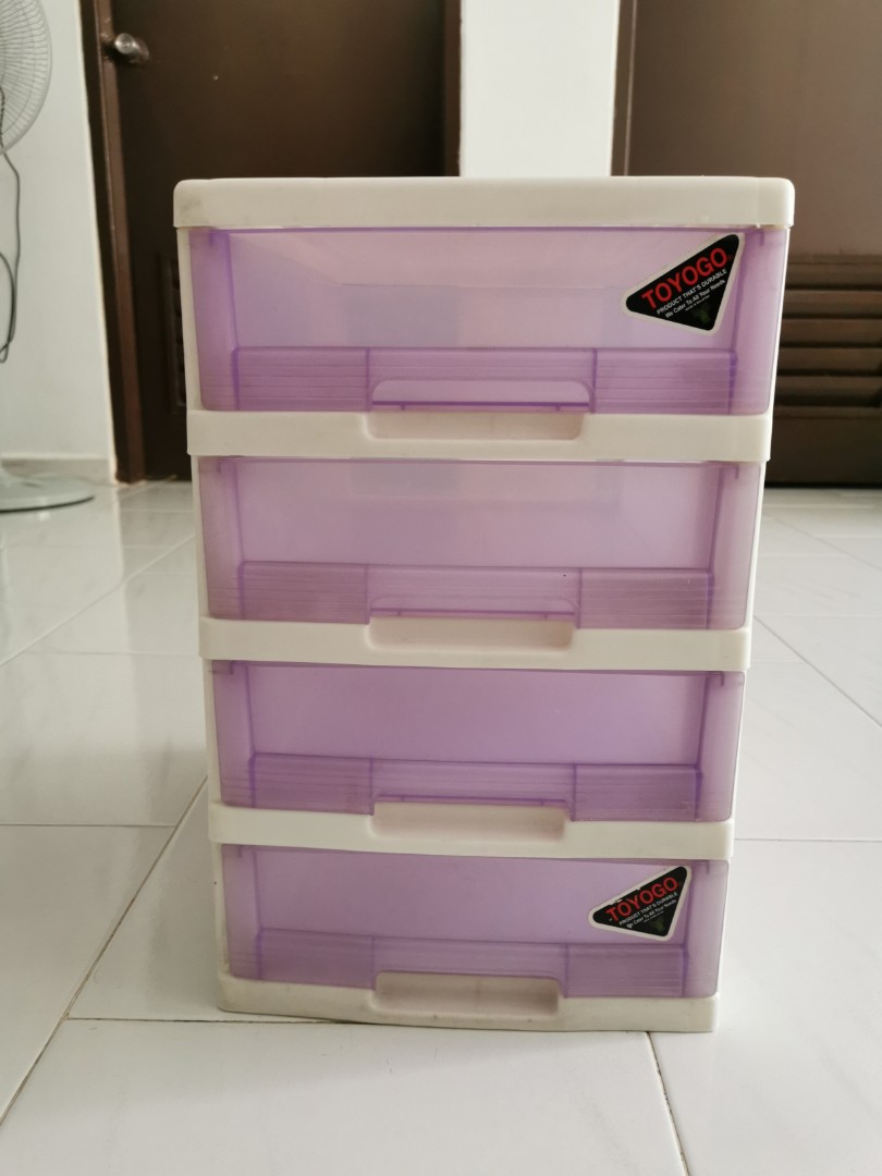 Toyogo Drawer (4 Tier), Furniture & Home Living, Home Improvement ...