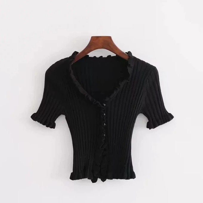 UNIF-inspired Ribbed Cropped Top, Women's Fashion, Tops, Blouses on ...