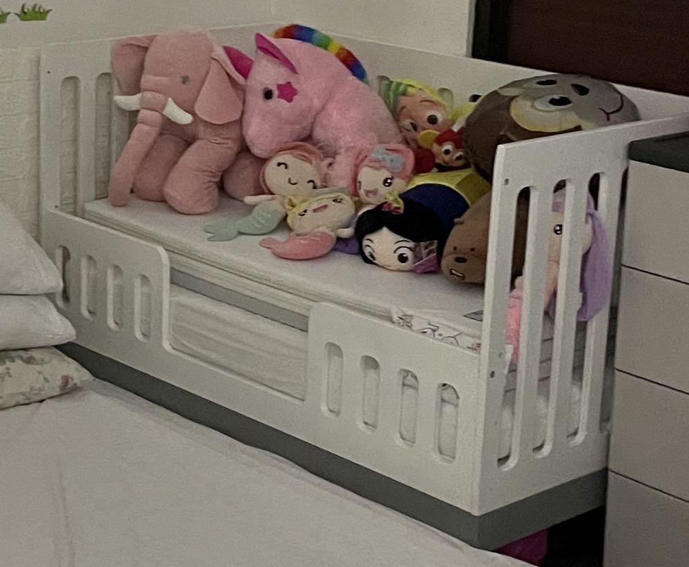 Used Cuddle Bug Crib with Foam and Joie 2in1 Baby Swing, Babies & Kids ...