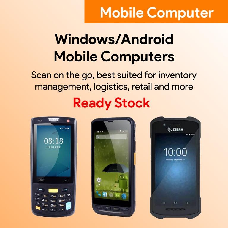 Windows/Android Mobile Computer - Barcode Scanner, Stocktake, Retail ...