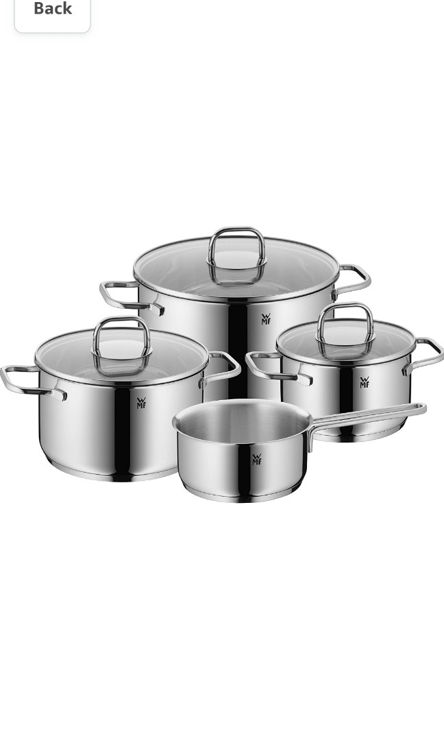 WMF Inspiration Cookware Set of 4., Furniture & Home Living ...