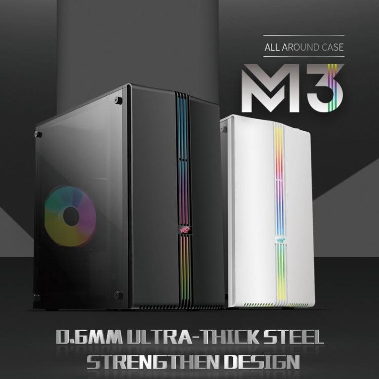 YGT M3 CASE BLACK/WHITE, Computers & Tech, Parts & Accessories ...
