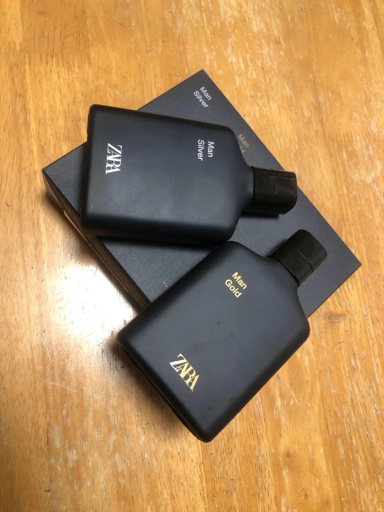 ZARA Man Gold and Man Silver Eau de Toilette 100ml, Beauty & Personal ...