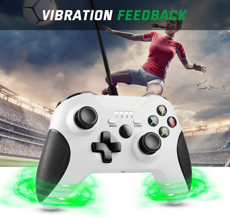 Zexrow Xbox One Wired Controller, Enhanced Game Controller USB Wired PC ...