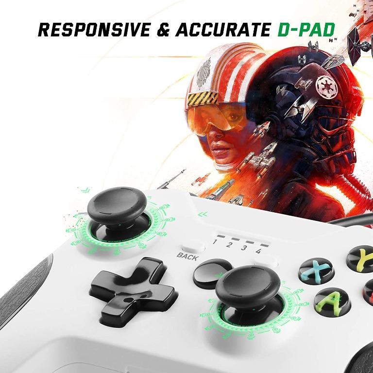 Zexrow Xbox One Wired Controller, Enhanced Game Controller USB Wired PC ...