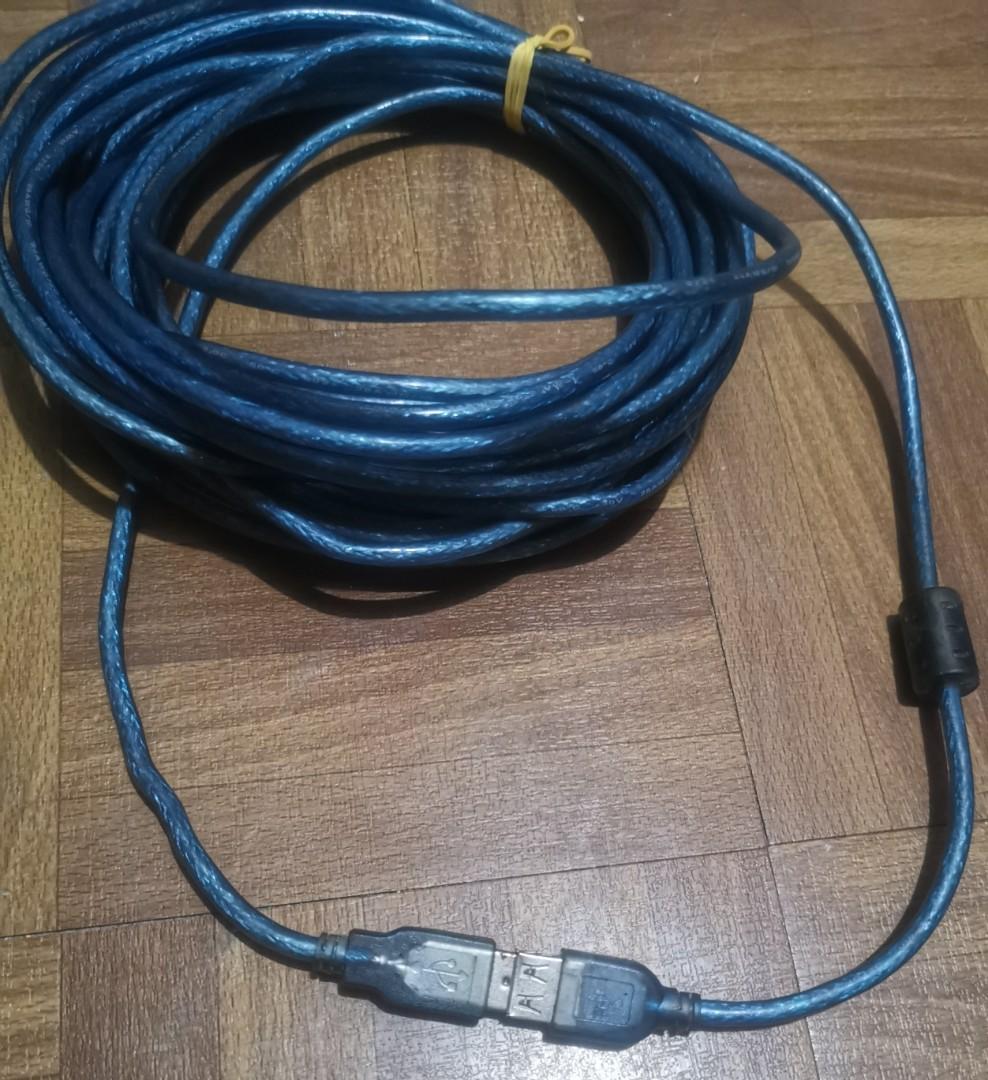 10 meters USB extension cable 2.0, Computers & Tech, Parts ...