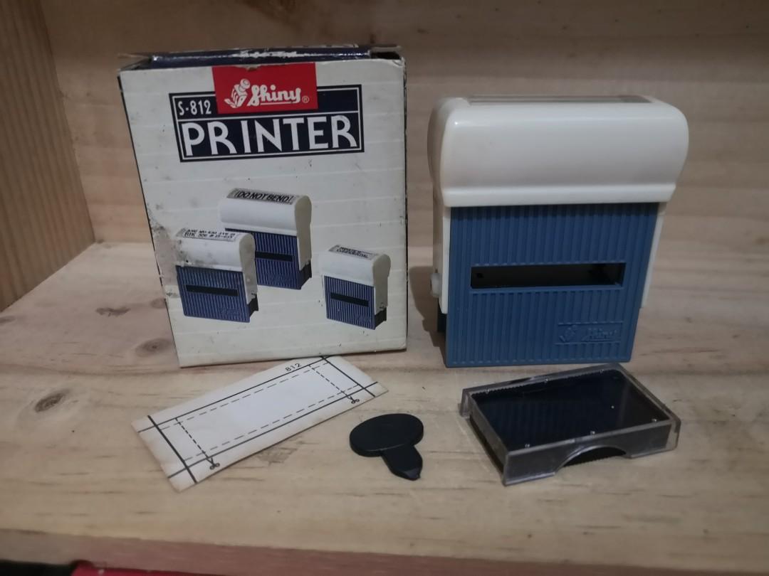 4pcs Old Model Shiny Self Inking Stamp Machine, Hobbies & Toys ...