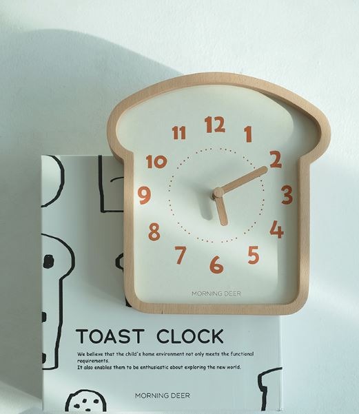 麵包 時鐘 掛牆鐘 Toast Clock, 其他, 其他 - Carousell