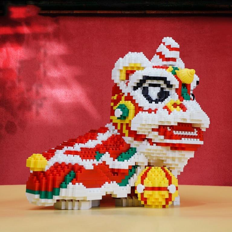 BALODY NANO BLOCK LEGO BLOCK CNY FESTIVAL LION DANCE on Carousell
